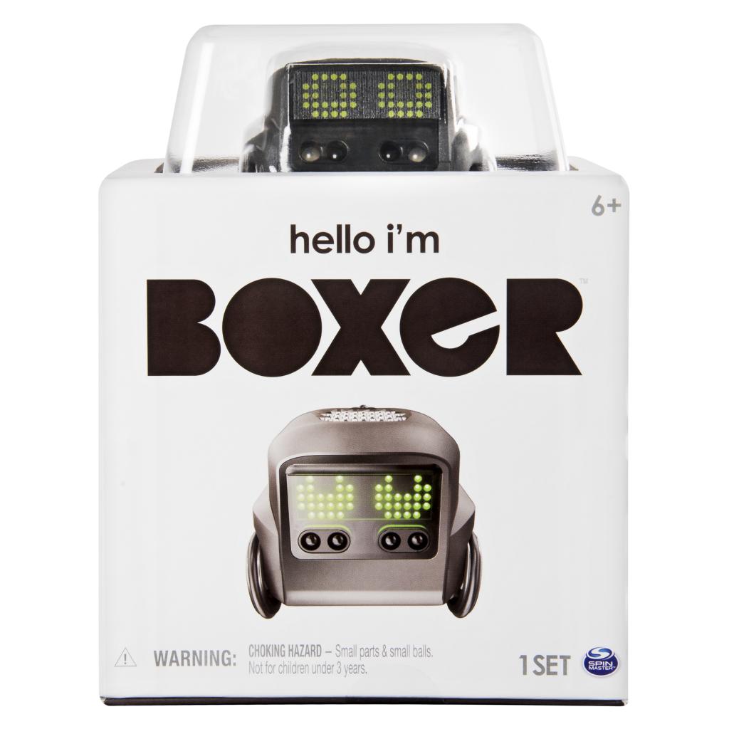 Spin Master - Boxer Boxer Interactive A.I. Robot Toy (Black)